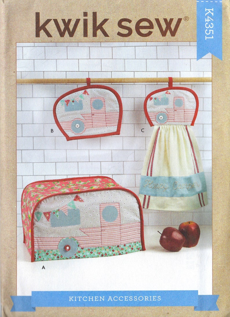 Uncut Kwik Sewing Pattern 4351 Kitchen Accessories FF - Etsy