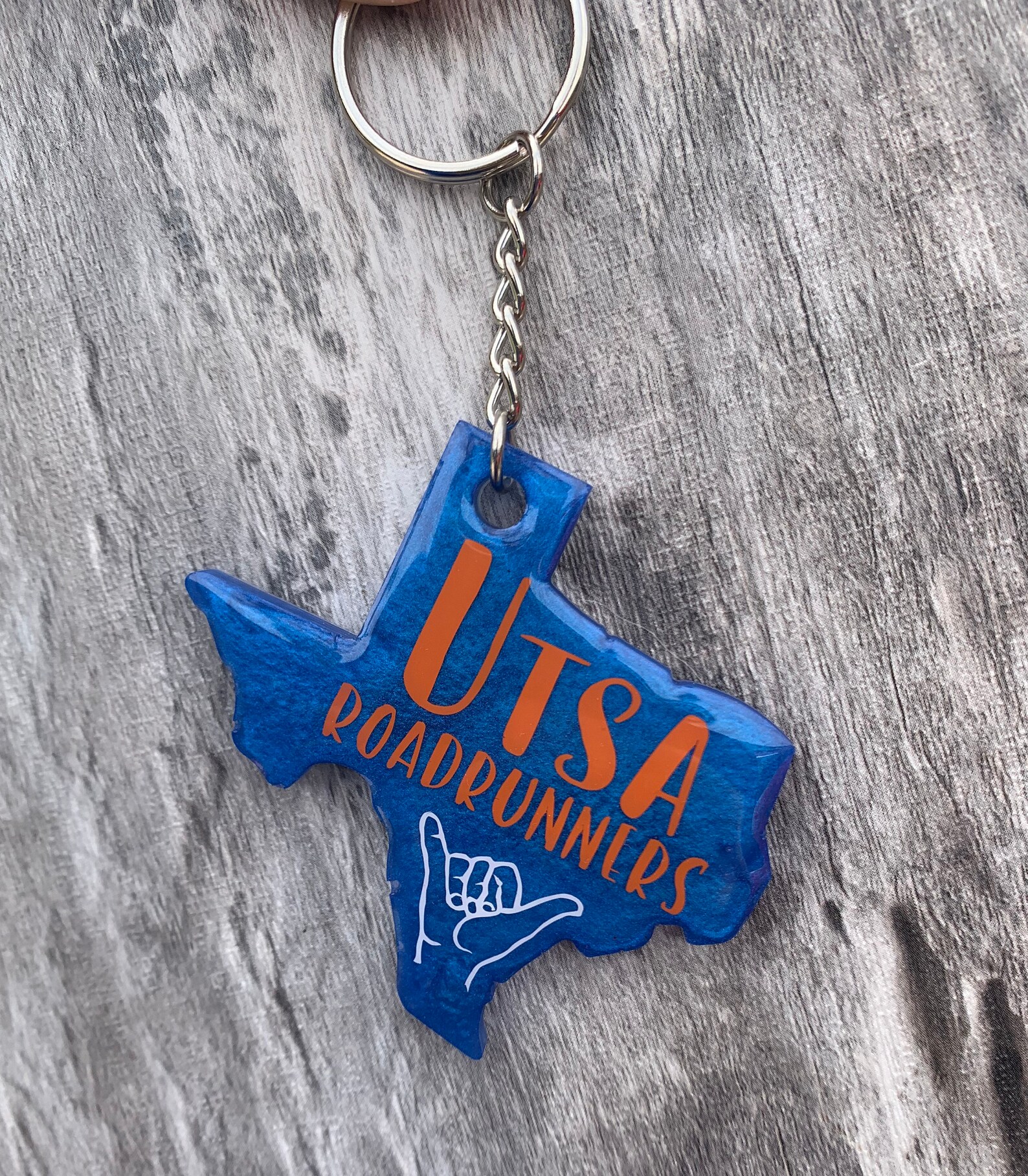 UTSA Personalized Keychain University of Texas at San Antonio Custom ...