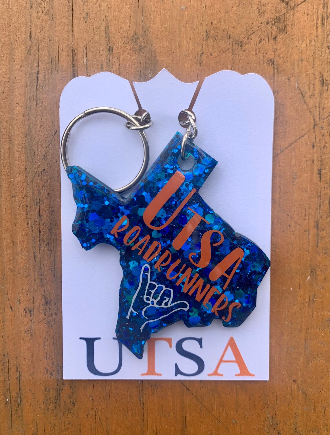 UTSA Personalized Keychain University of Texas at San Antonio Custom ...