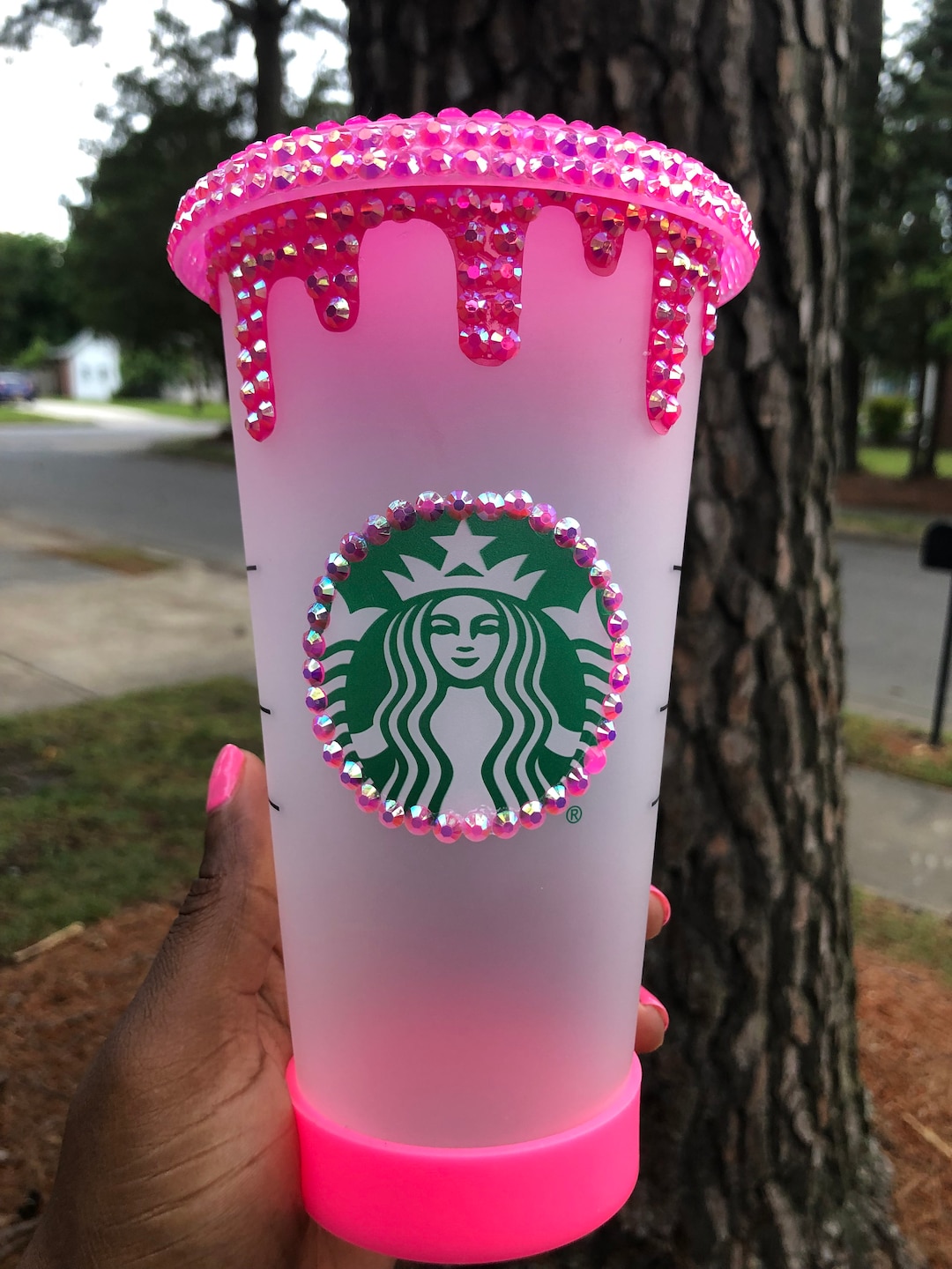 Bling Drip Starbuck Cold Cup - Etsy