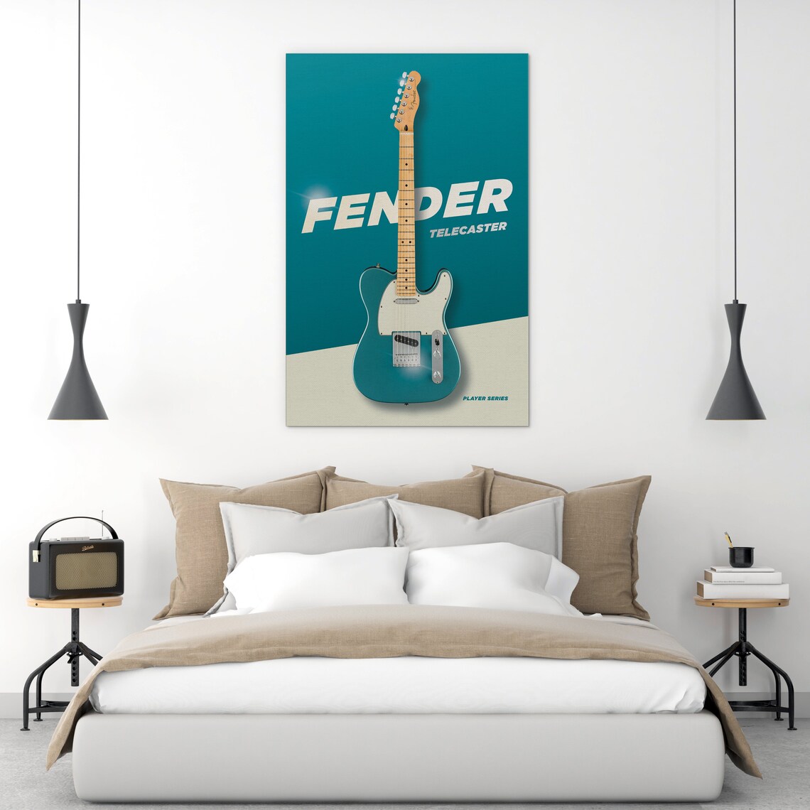 NEW Fender Telecaster Guitar Poster | Perfect Gift for Him Idea ...