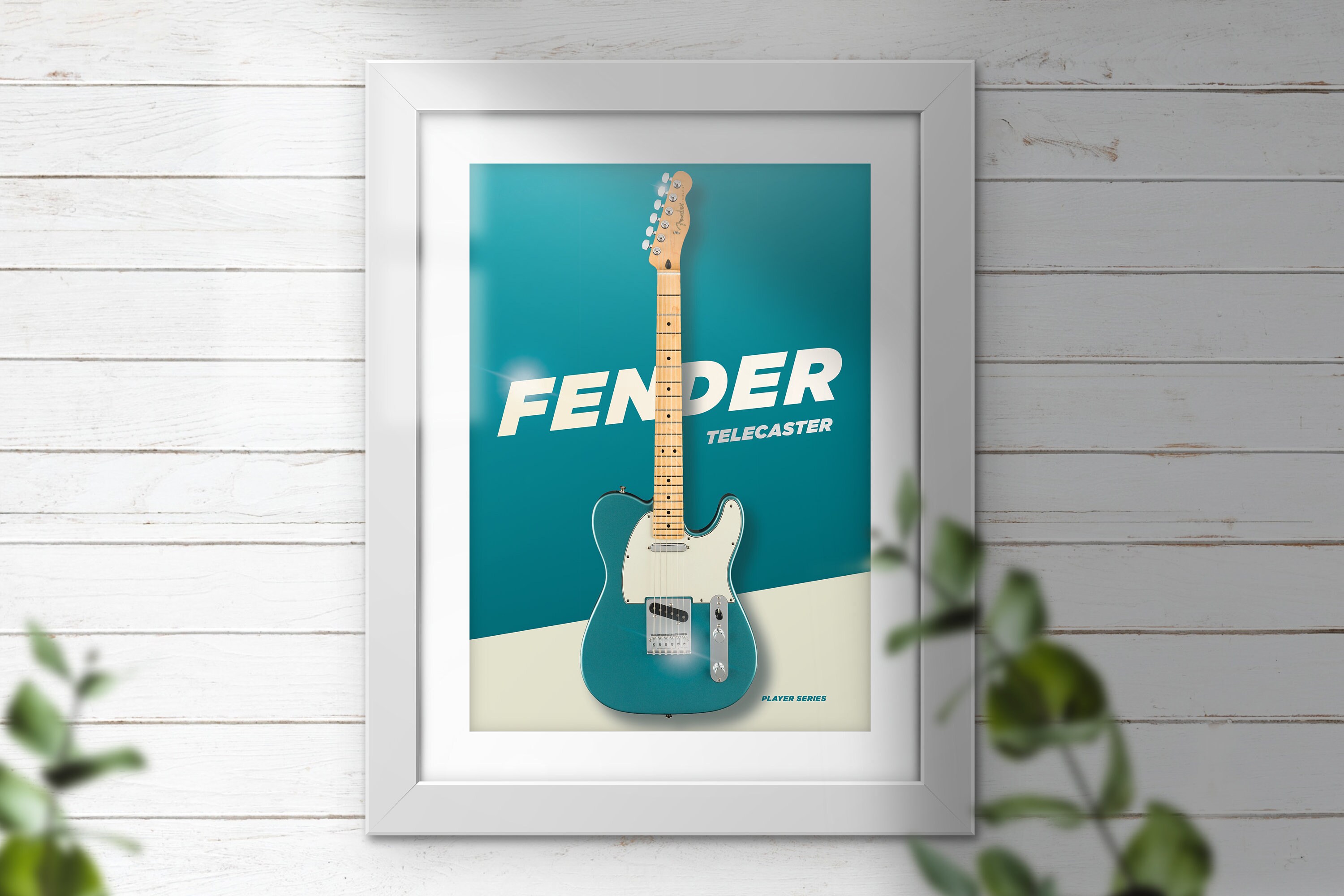 NEW Fender Telecaster Guitar Poster | Perfect Gift for Him Idea ...