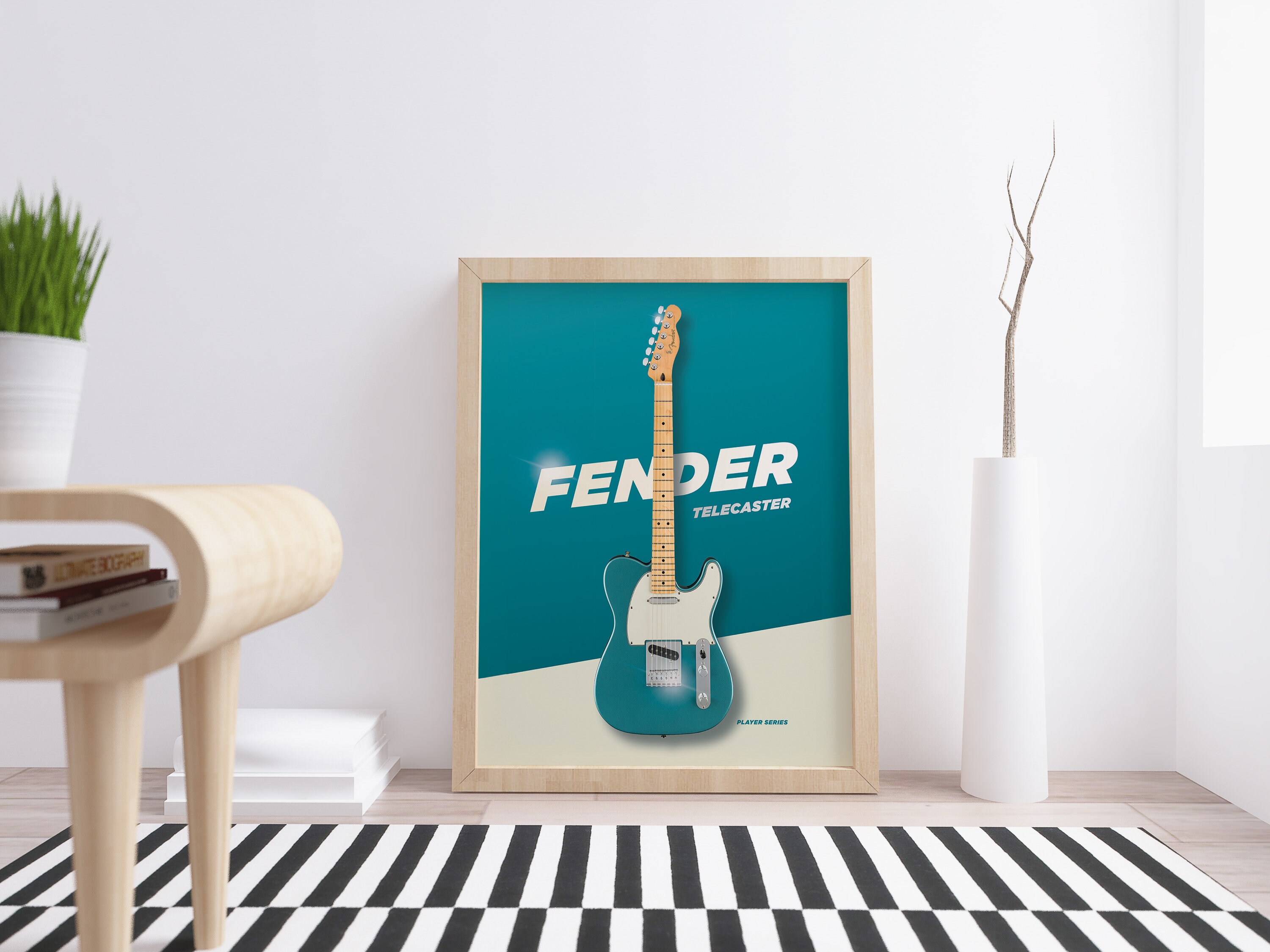 NEW Fender Telecaster Guitar Poster | Perfect Gift for Him Idea ...
