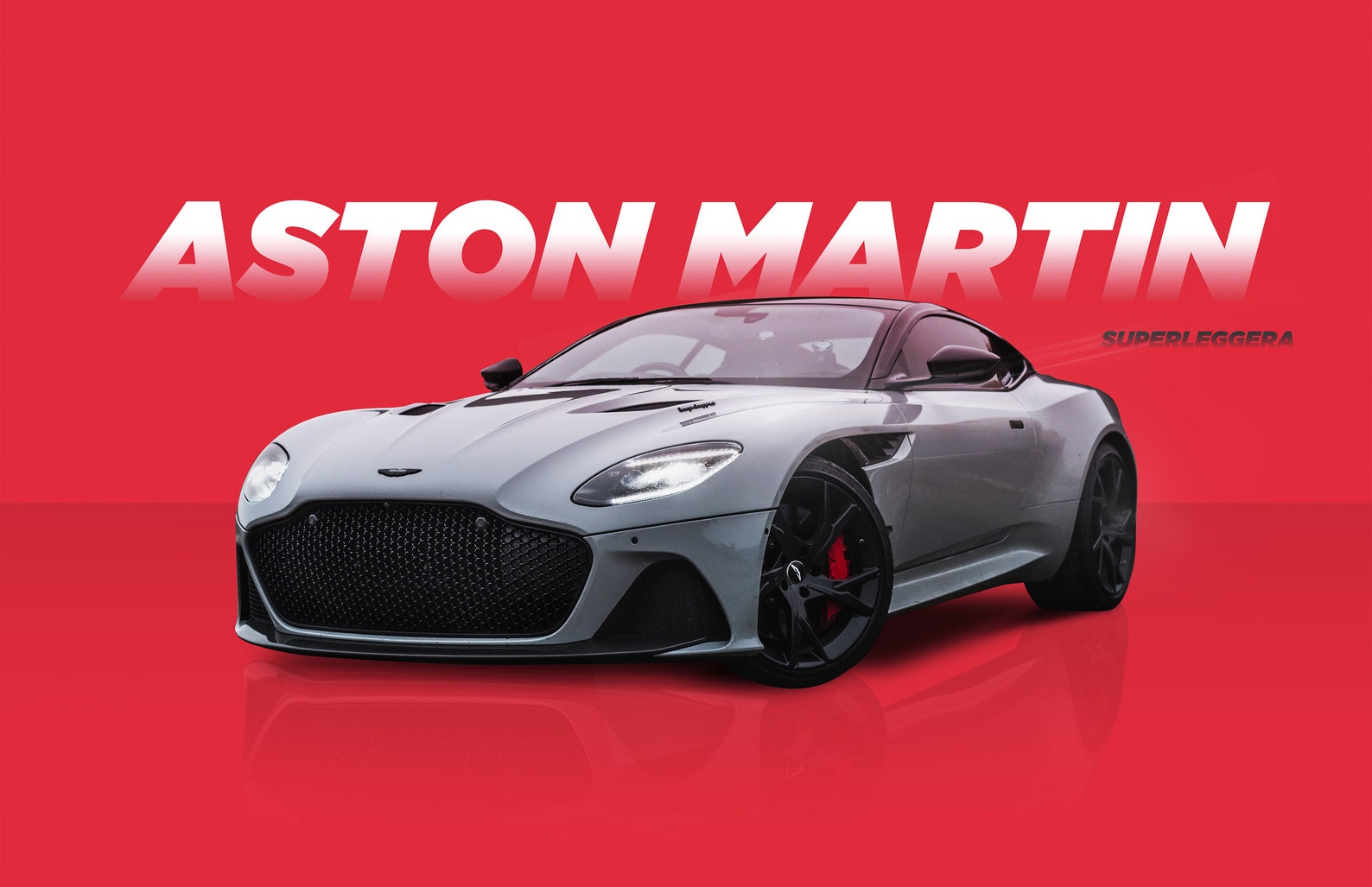 Aston Martin-poster Mannengrot Cadeau voor hem Racing sportwagen ...