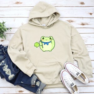 Cute Light Green Saluting Frog T-shirt Tiktok Douyin Chinese Meme Frog ...