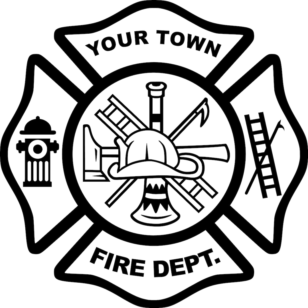 Personalized Firefighter Decal - Etsy