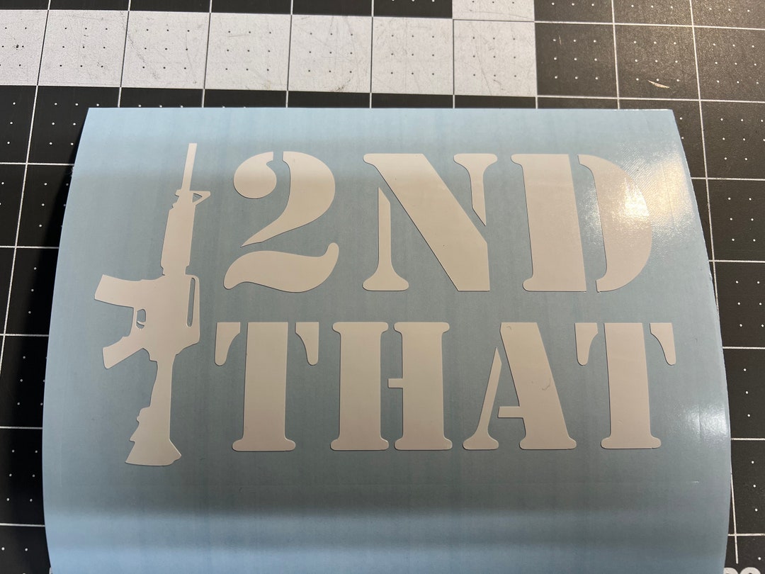 2nd That Decal - Etsy