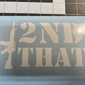 2nd That Decal - Etsy