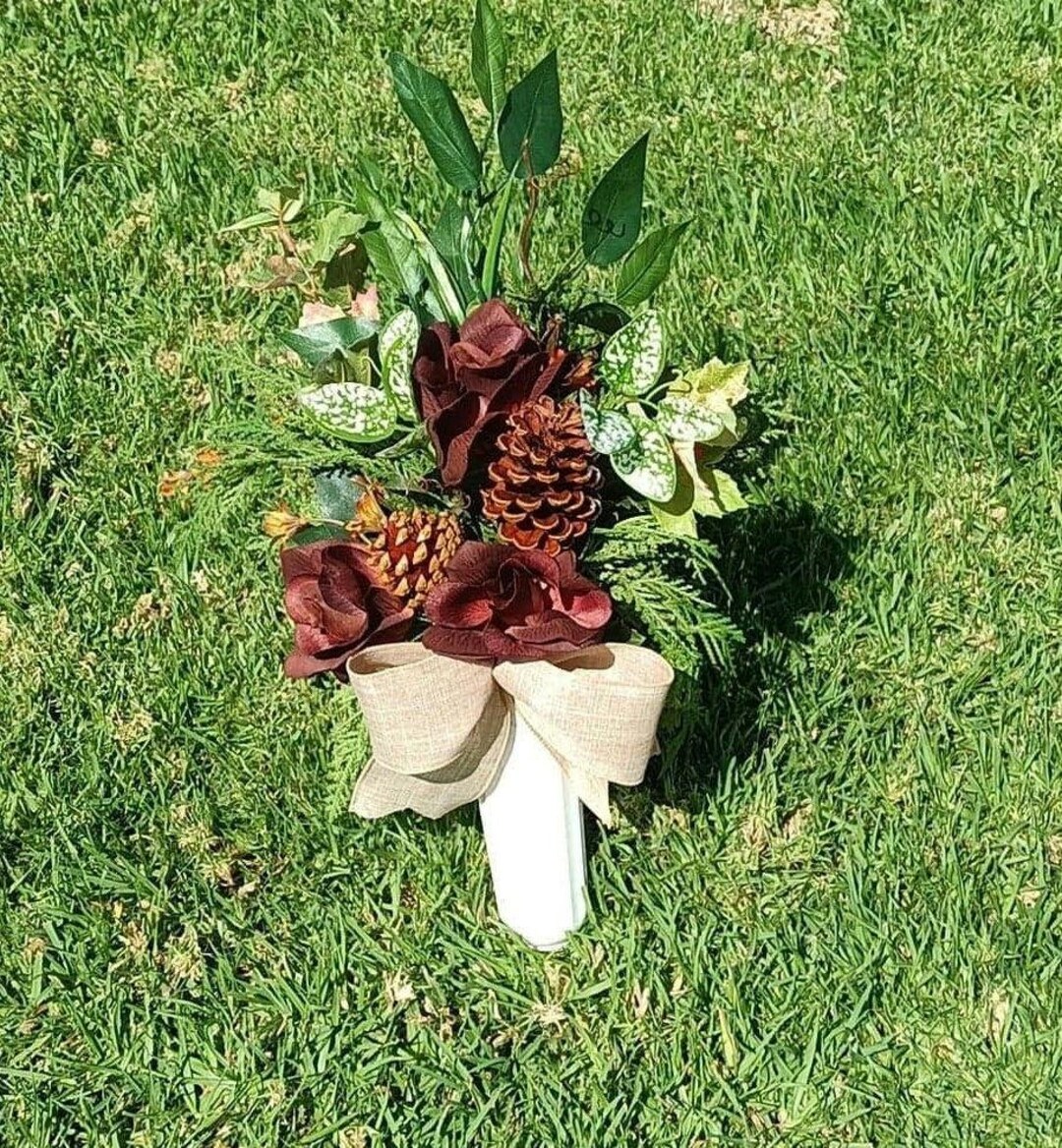 Rustic Cemetery Cone - Etsy