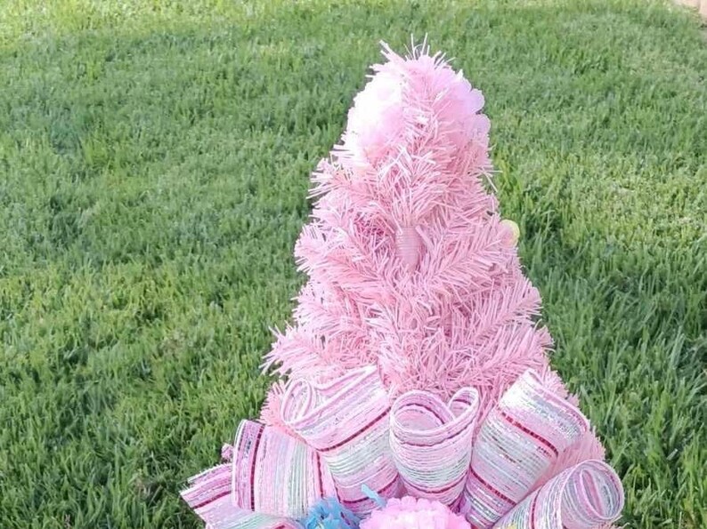 Pink Easter Bunny Cemetery Tree - Etsy