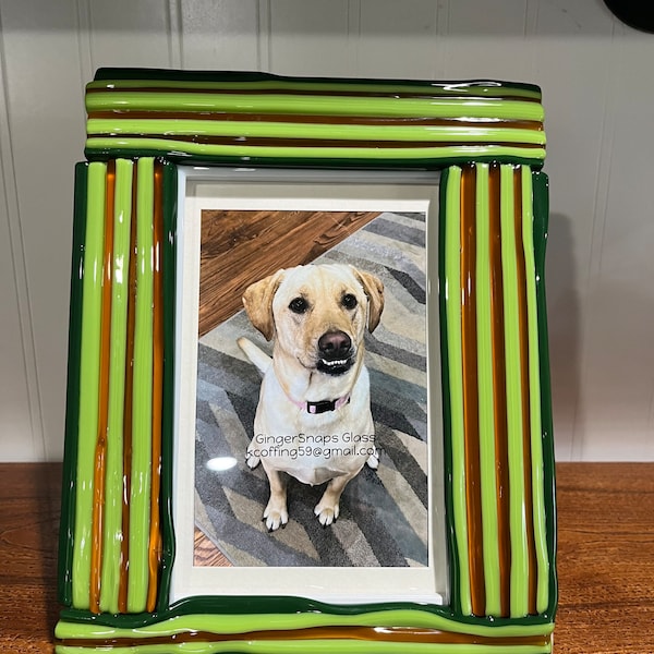 Fused Glass Frame 8x10 - Etsy