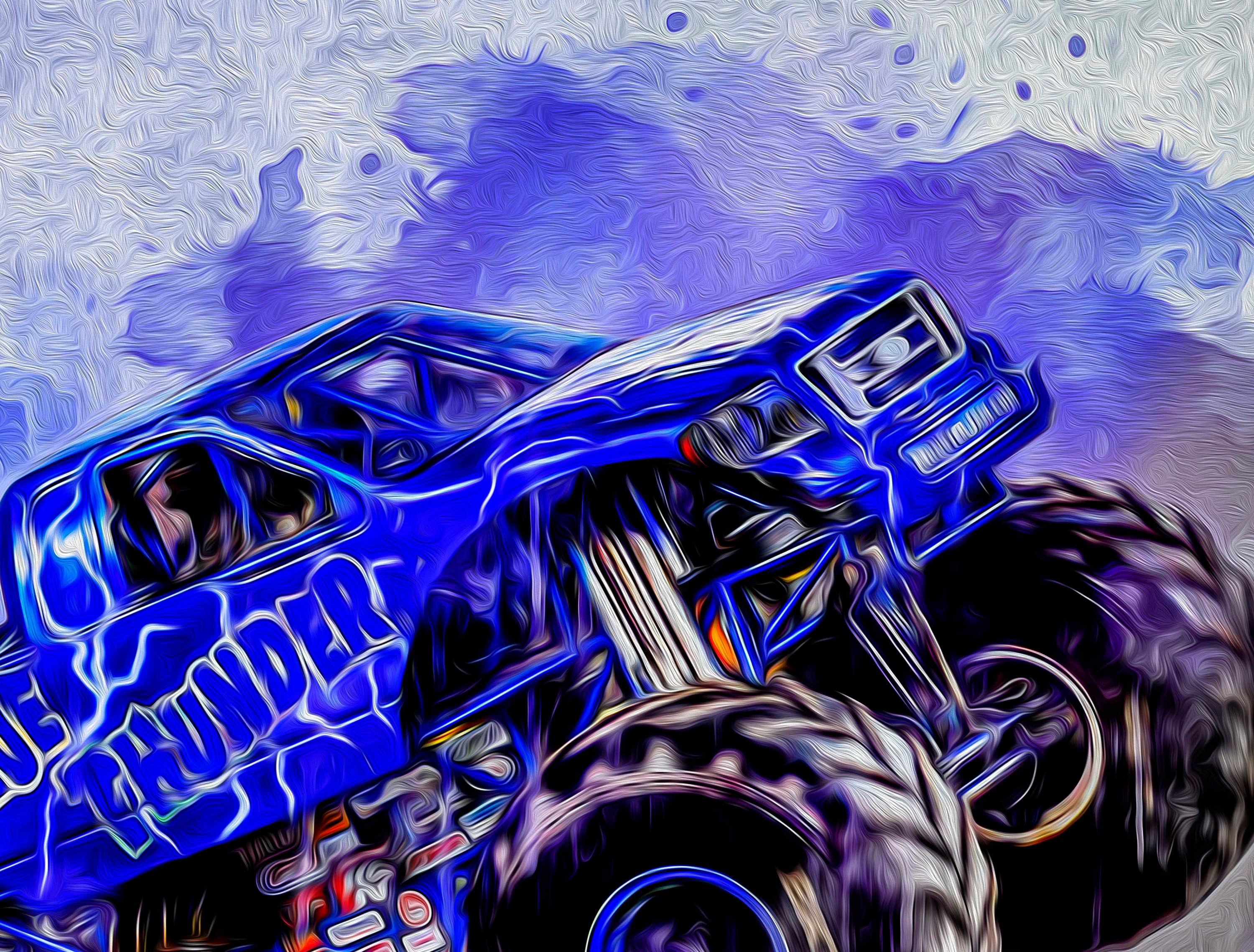 Monster Truck Blue Thunder