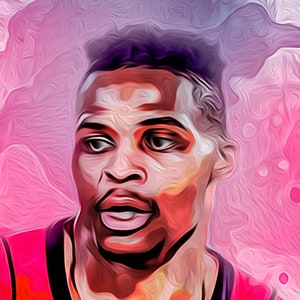Russell Westbrook Watercolor Print Poster Digital Download - Etsy