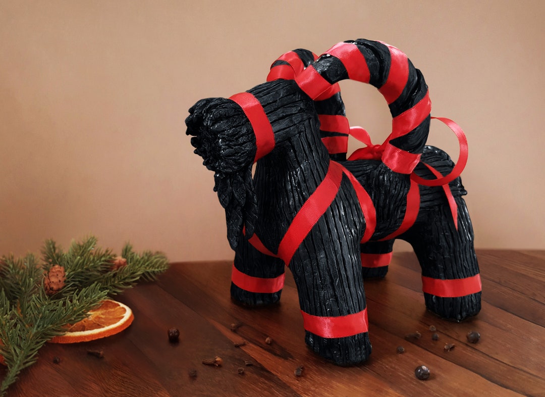 Extra Large Swedish Yule Goat (julbock) - Black - Etsy