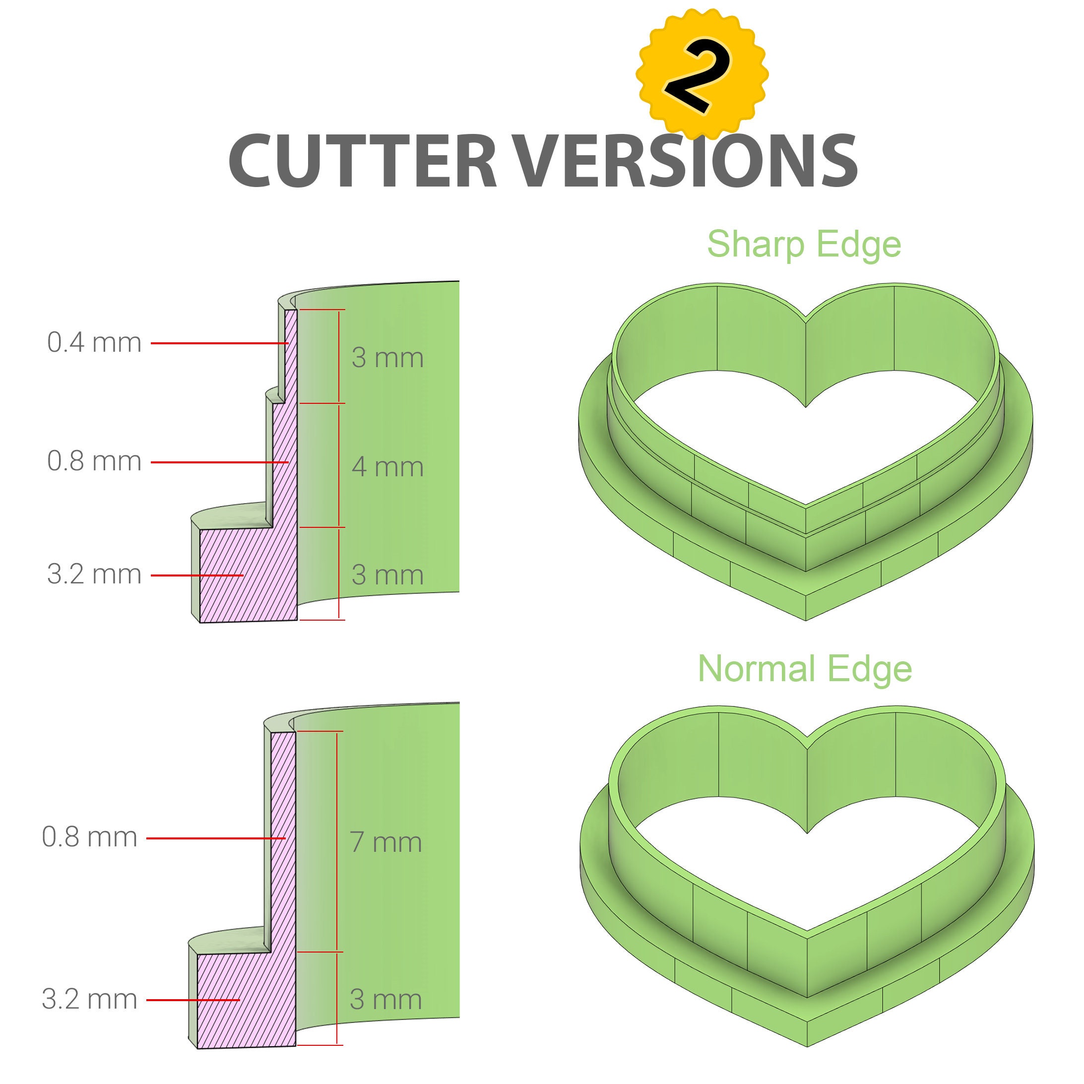 Basic Shapes of 30 Clay Cutters Circle Rectangle Square - Etsy
