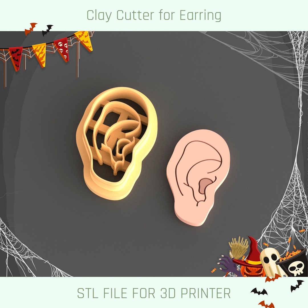 Human Ear Clay Cutter, Medicine Body Clay Cutter, Biology Organ ...