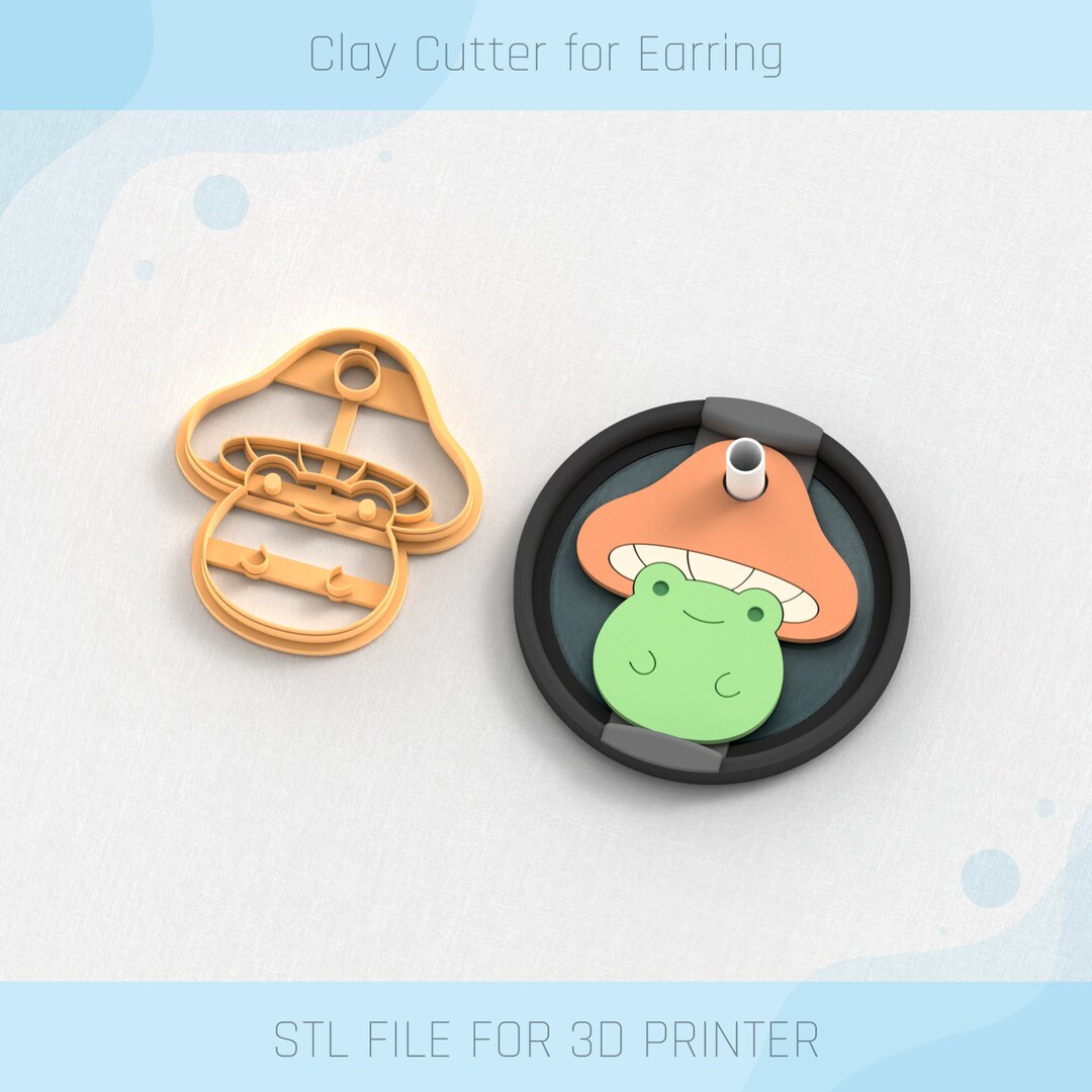 Toad Mushroom Stanley Topper Clay Cutter, 30oz - 40oz Sizes, 2 Cutter ...