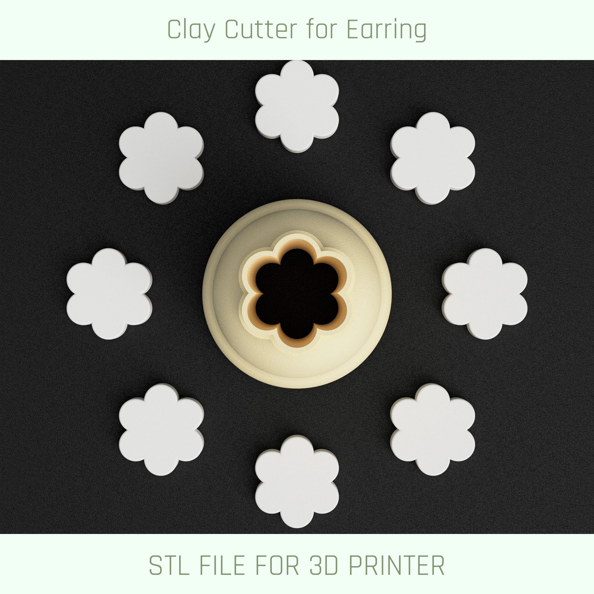 6 Petals Daisy Micro Clay Cutter Mini Clay Tools 3D Printer - Etsy