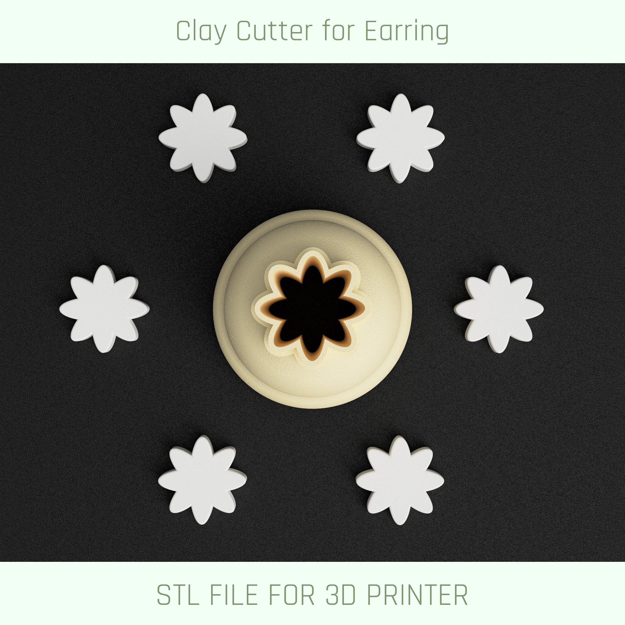 Sunflower Micro Clay Cutter Mini Clay Tools 3D Printer File - Etsy