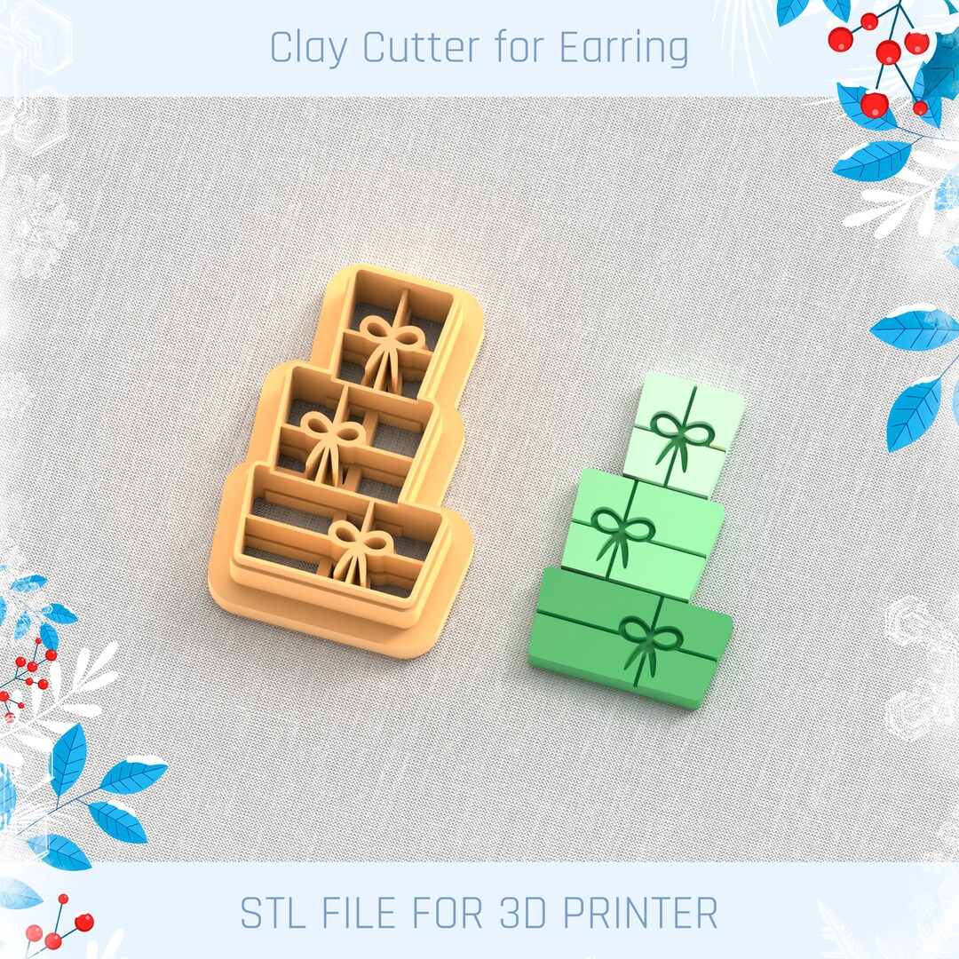 Christmas Gifts Clay Cutter, Winter Earring Cutters, Christmas Clay ...