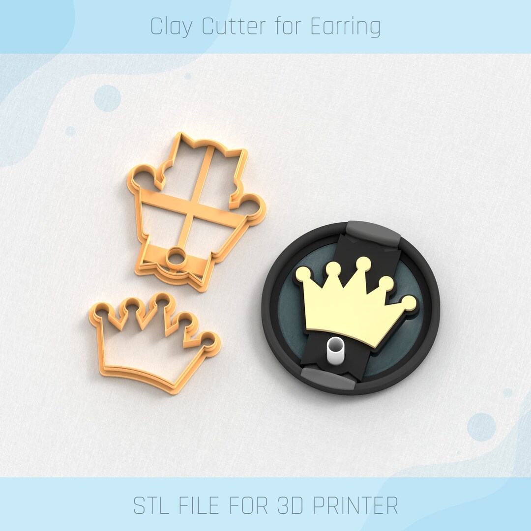 Queen Stanley Topper, 30oz - 40oz Sizes, 2 Cutter Versions, STL File ...