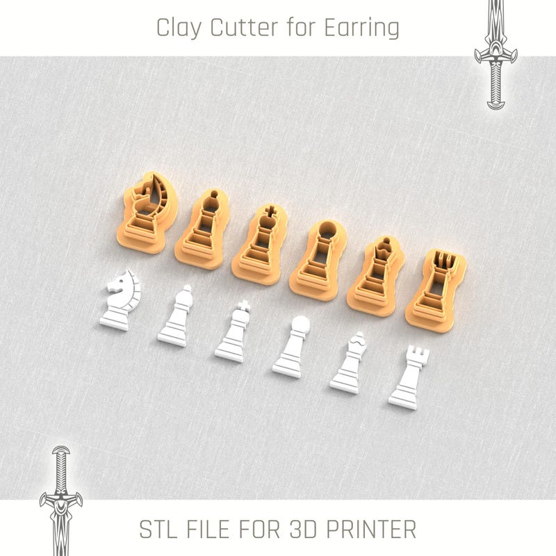 Chess Sets Clay - Etsy