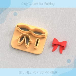 Ribbon Builder E Clay Cutter, Ribbon Clay Tool, 5 Sizes, STL Earring ...