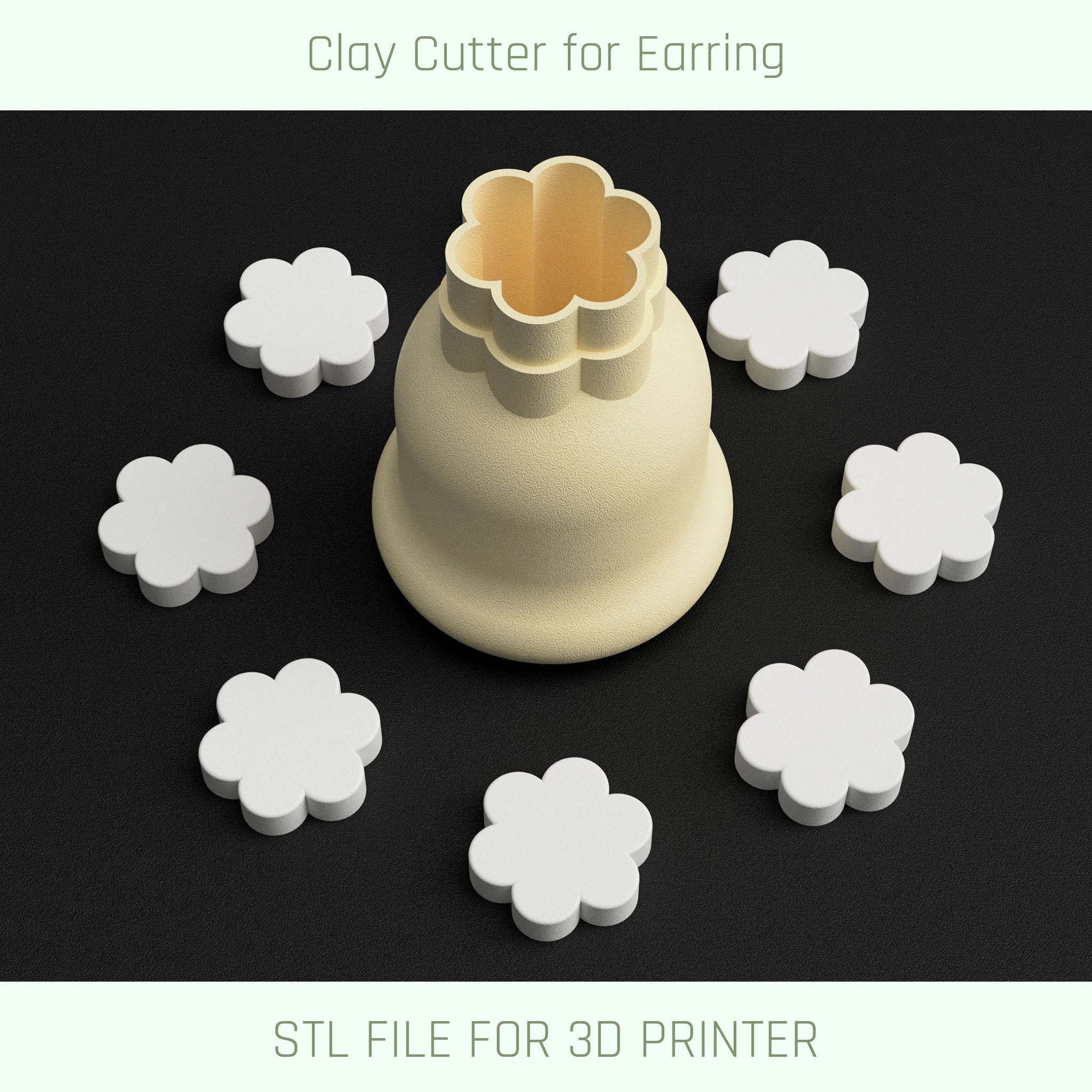 6 Petals Daisy Micro Clay Cutter Mini Clay Tools 3D Printer - Etsy