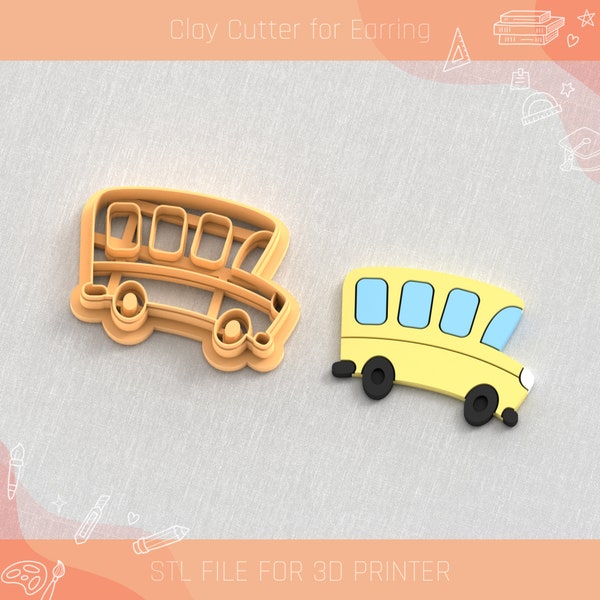 School Bus Stl - Etsy