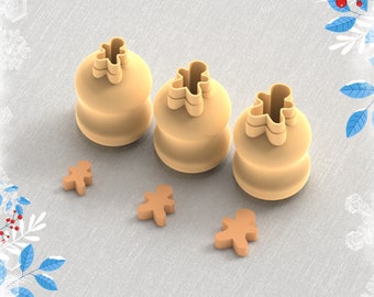 Gingerbread Man Micro Cutter Stl File - Etsy