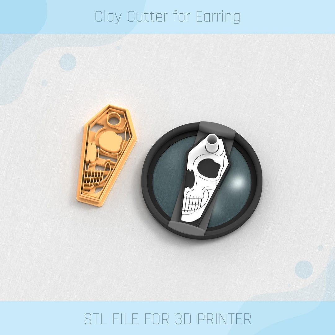 Coffin Skull Stanley Topper, 30oz - 40oz Sizes, 2 Cutter Versions, STL ...