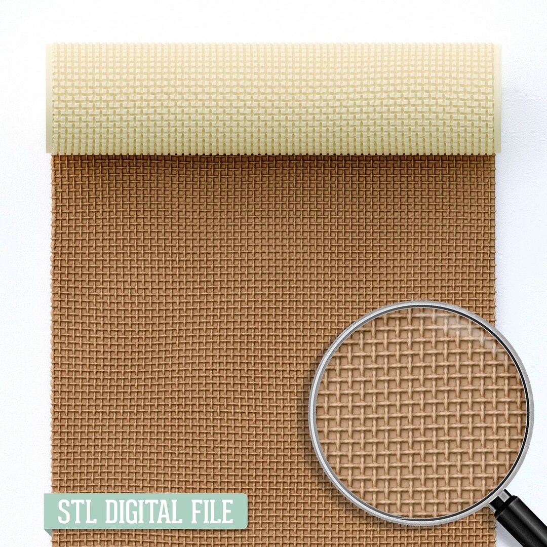 Fabric Texture E Texture Roller, Pottery Roller, Texture Rolling Pin ...