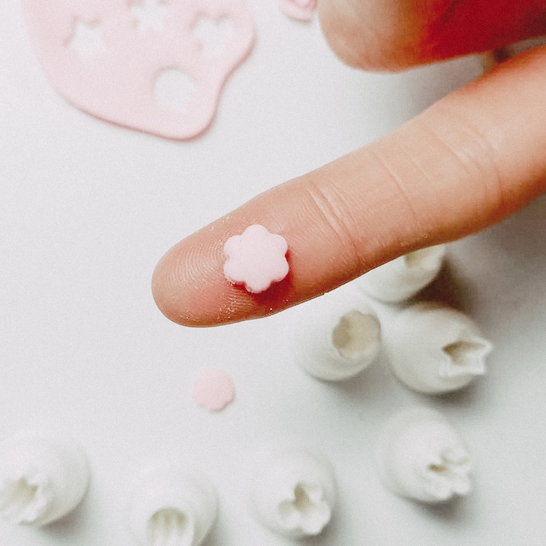 Flower Mini Clay Cutter 3 Sizes Polymer Clay Cutters Micro - Etsy