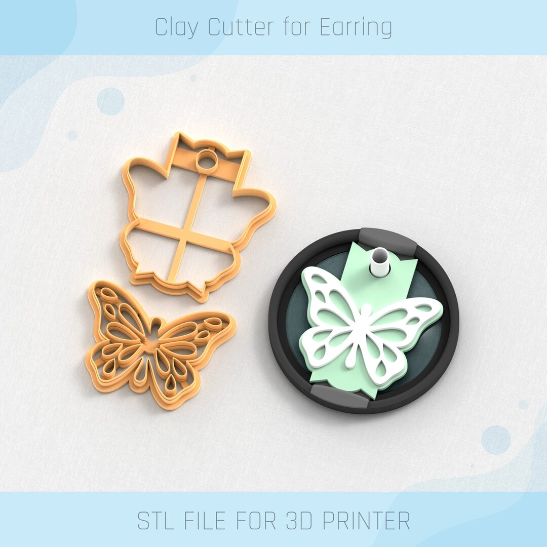 Butterfly Outlines Stanley Topper, 30oz - 40oz Sizes, 2 Cutter Versions ...