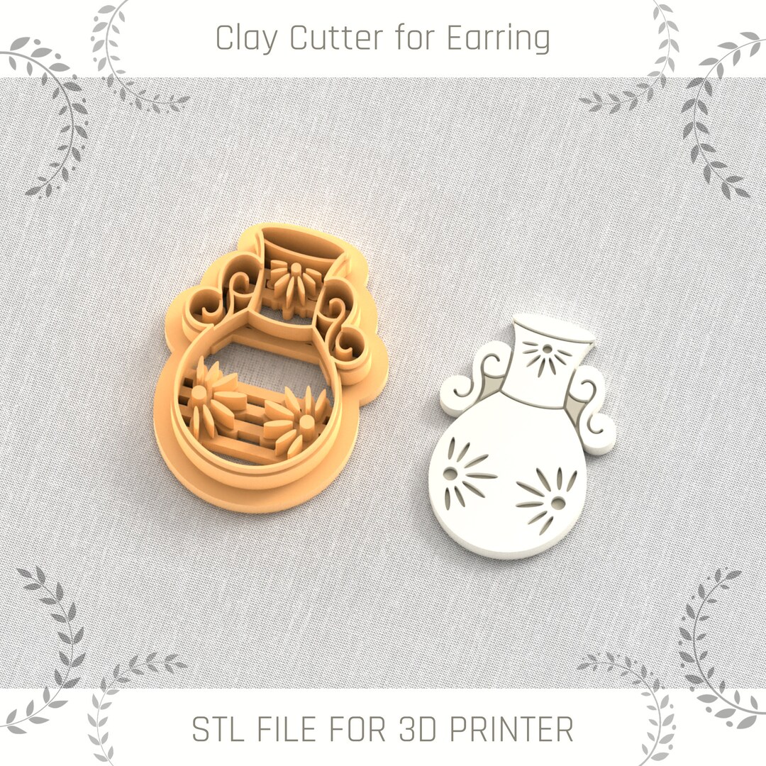 Greek Vase A Clay Cutter, Ancient Greek Polymer Clay Cutters, 5 Sizes ...