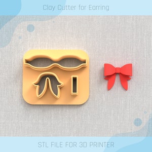 Ribbon Builder E Clay Cutter, Ribbon Clay Tool, 5 Sizes, STL Earring ...