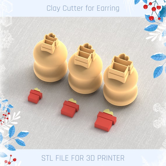 Christmas Gift Mini Clay Cutter Winter Earring Cutters - Etsy