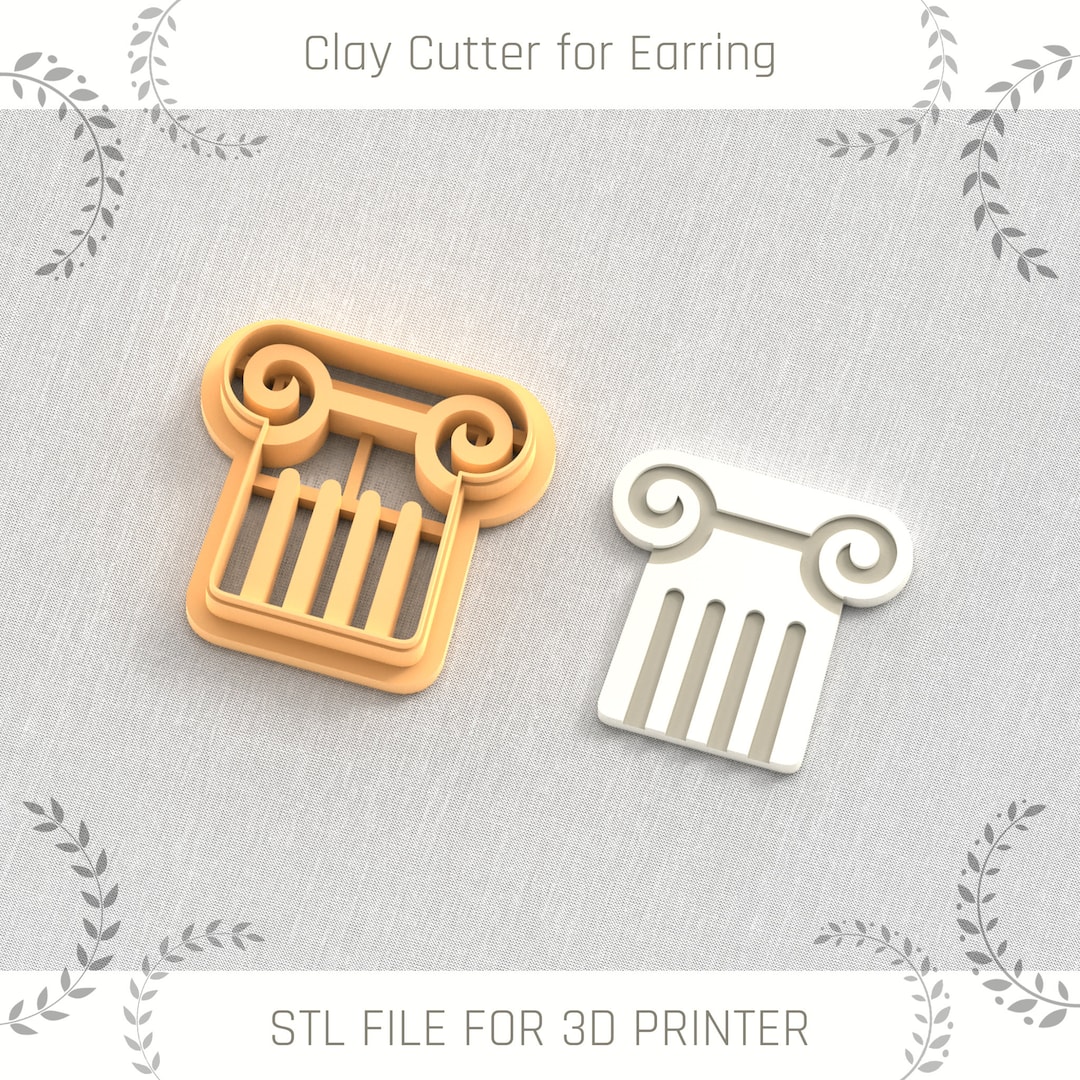 Greek Column Clay Cutter, Ancient Greek Polymer Clay Cutters, 6 Sizes ...