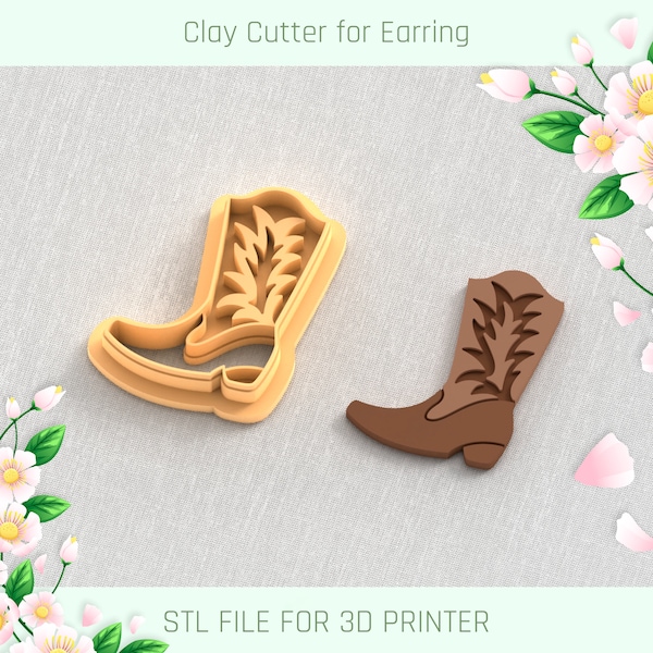 Cowboy Boot Stl File - Etsy