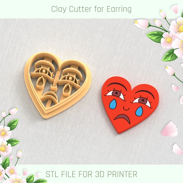 Crying Heart - Etsy