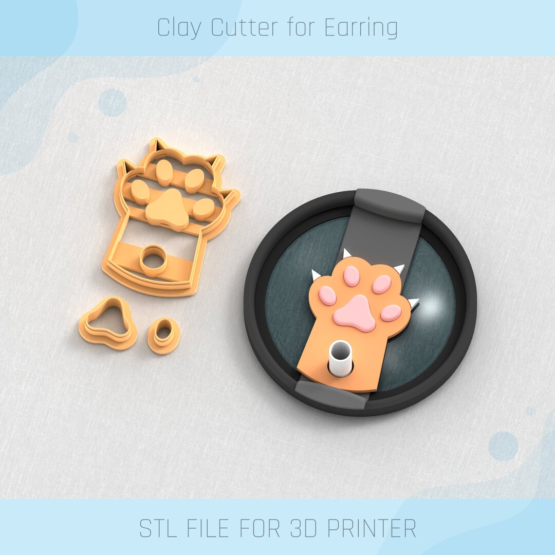 Cat Paw Stanley Topper Clay Cutter, 30oz - 40oz Sizes, 2 Cutter ...