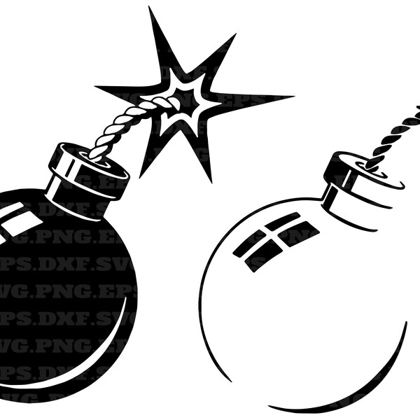 Bomb Svg - Etsy