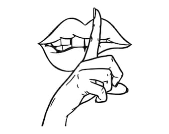 Craft Supplies & Tools Sleeping vector art Shhh printable art Jpeg cut ...