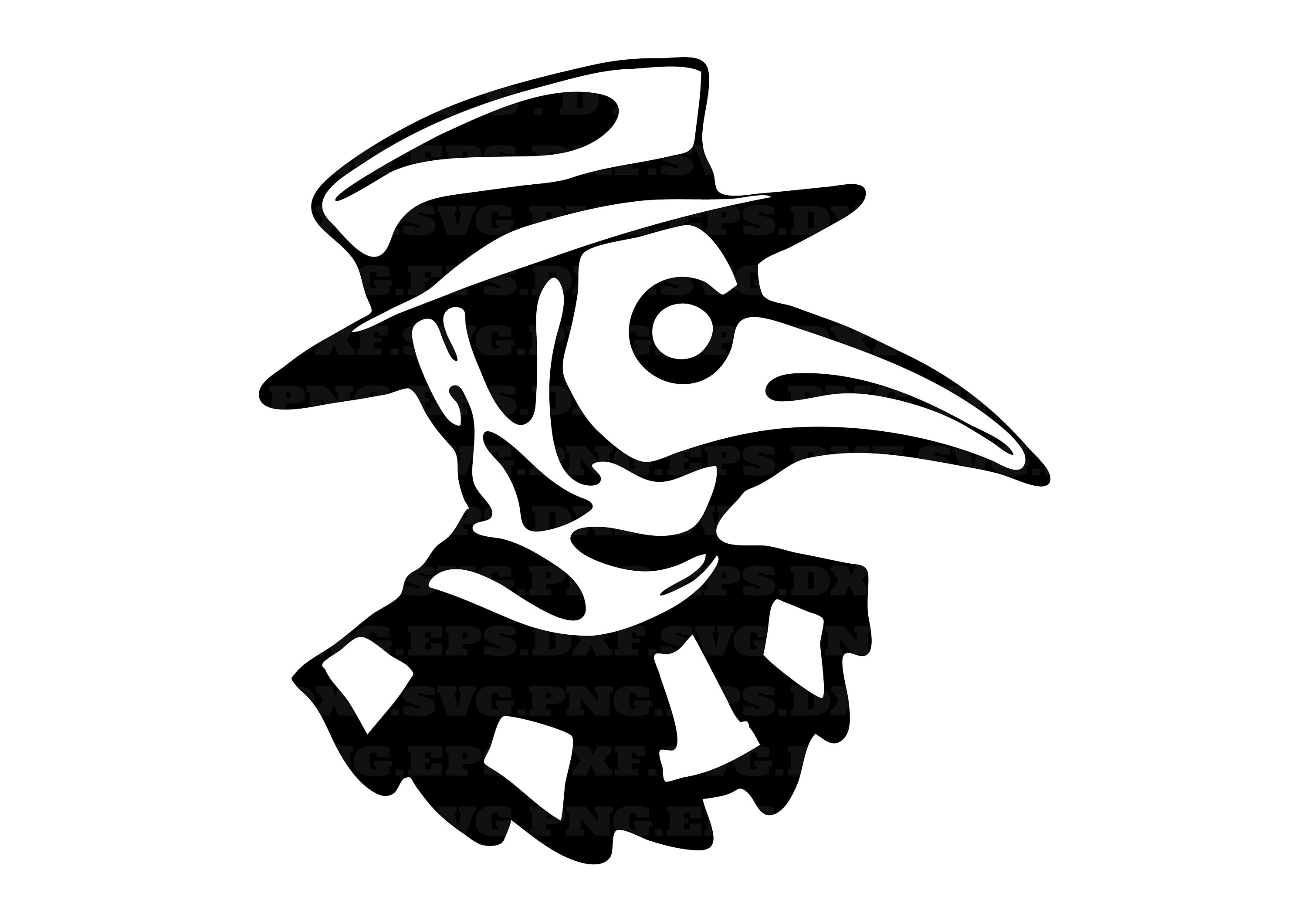 Black Death Plague Mask