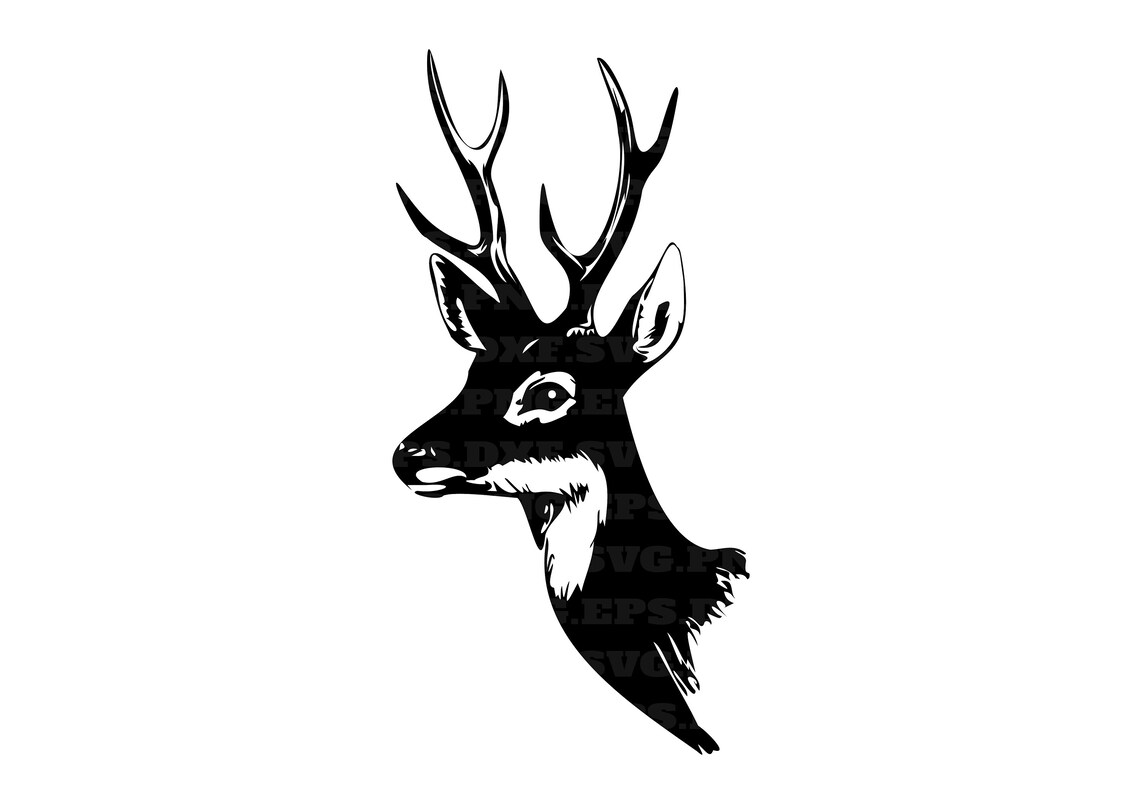 Deer Svg Png and Svg Png Files Instant Download Vector - Etsy