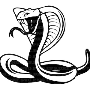 Snake, Cobra, Silhouette Svg, Png Files, Png and Svg, Instant Download ...