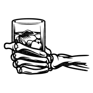 Drinking Svg, Whiskey Svg, Skeleton, Alcohol, Alcohol Svg, Skeleton ...