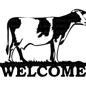 Cow Svg, Welcome Svg, Farm Animals Svg, Farm Svg, Png and Svg, Png ...