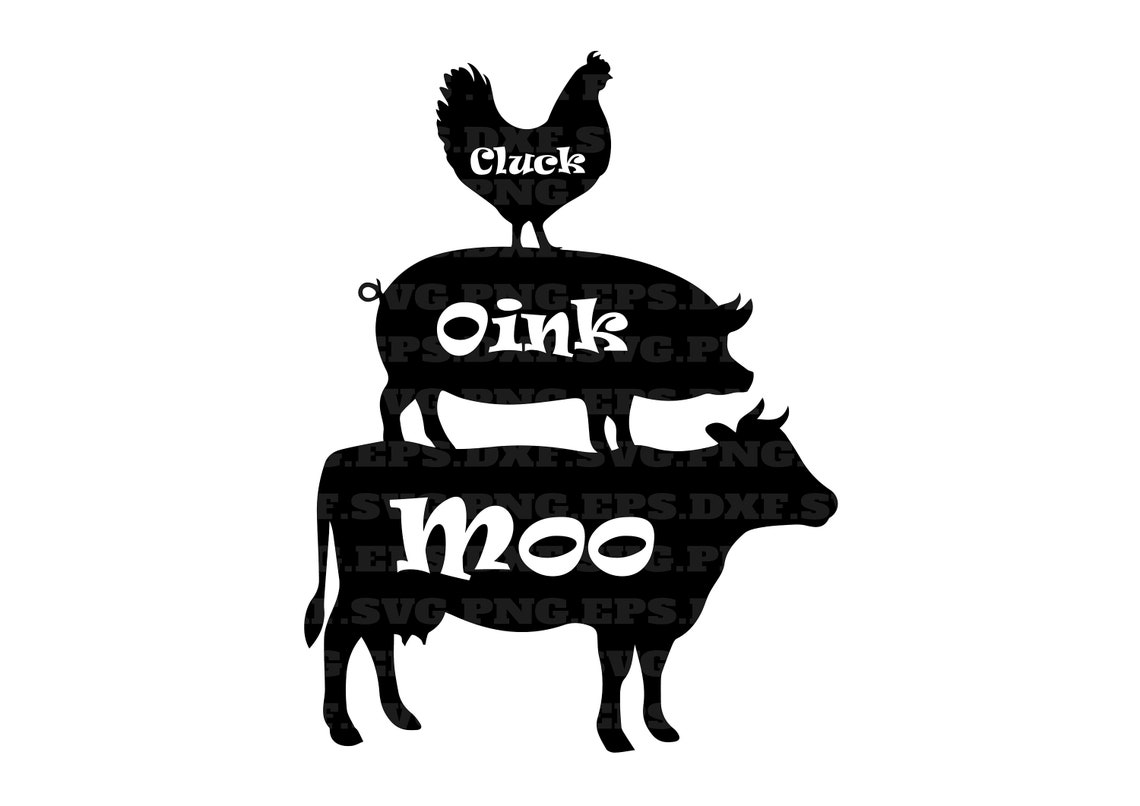 Animaux de ferme svg ferme svg animaux empilés poulet svg - Etsy France