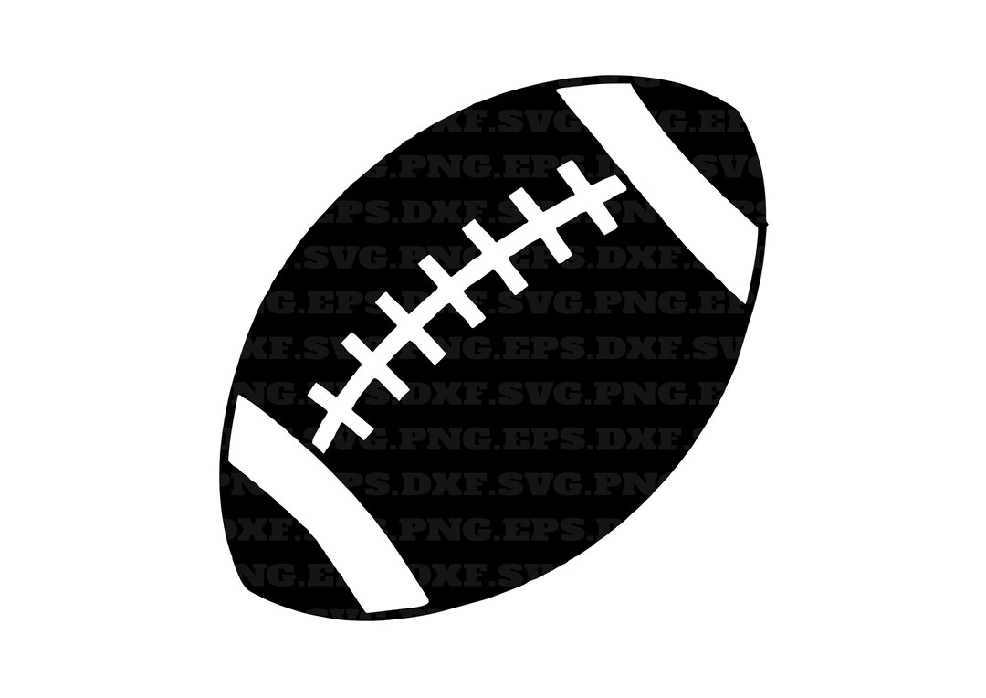 Digital American Football Ball SVG Design Instant Download / Football ...